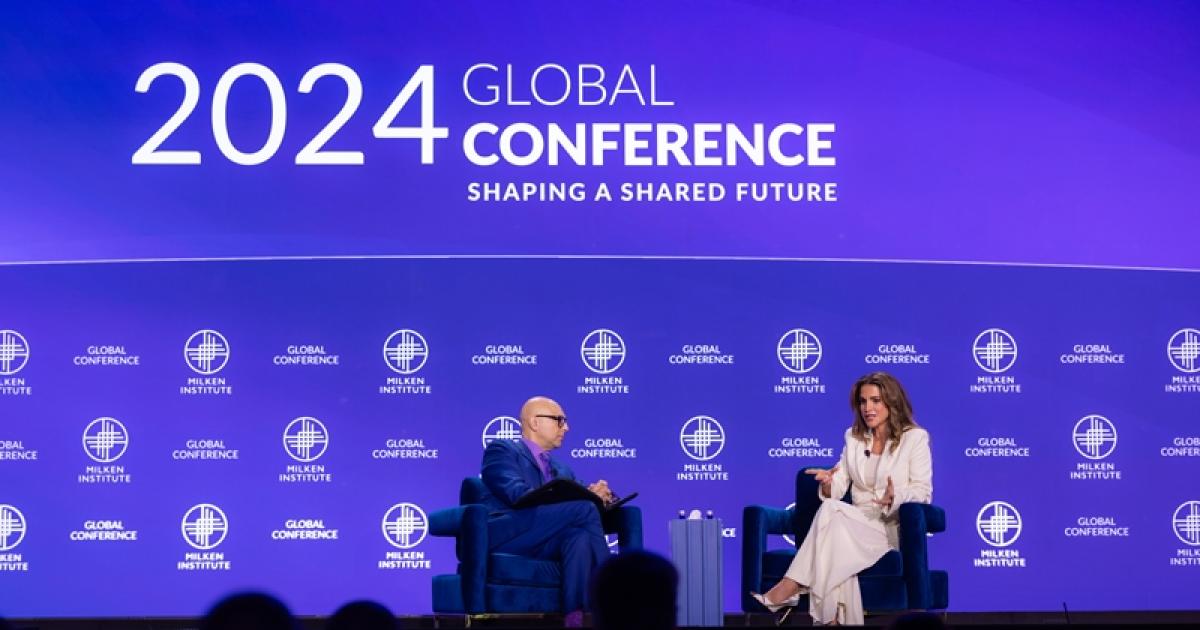 Queen Rania’s Discussion with MSNBC’s Ali Velshi at 2024 Milken Institute Global Conference ...